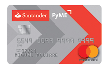 Tarjeta de crédito Access MasterCard del banco Santander