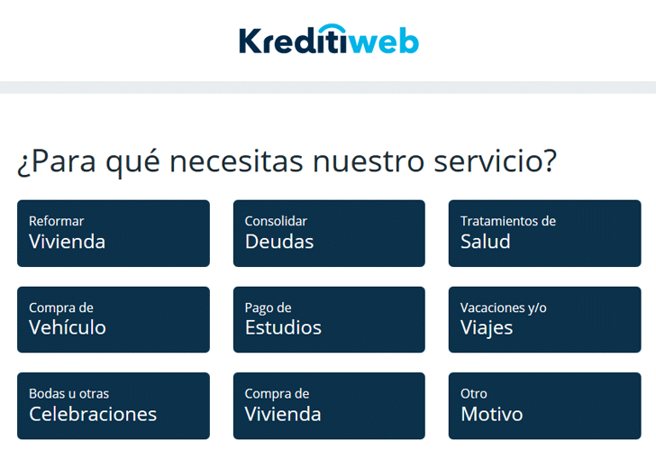 Kreditiweb, préstamos personales en línea y liquidación de deudas