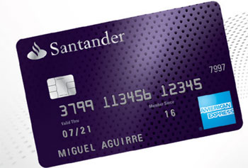 Tarjeta de crédito Santander American Express