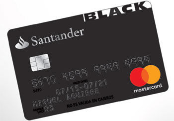Tarjeta de crédito Santander Black, la tarjeta blindada