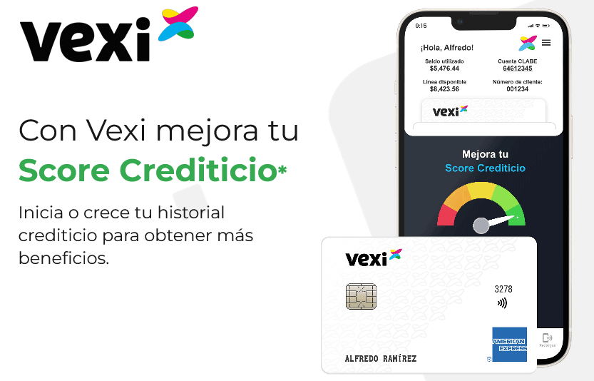 Tarjeta de crédito Vexi sin cuota anual y meses sin intereses